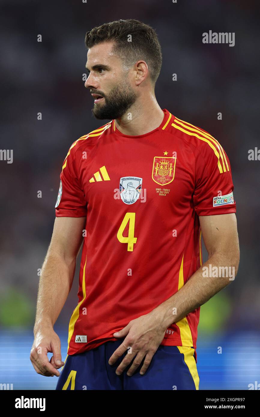 Munich, Germany 09.07.2024: Nacho of Spain during the UEFA EURO 2024 ...