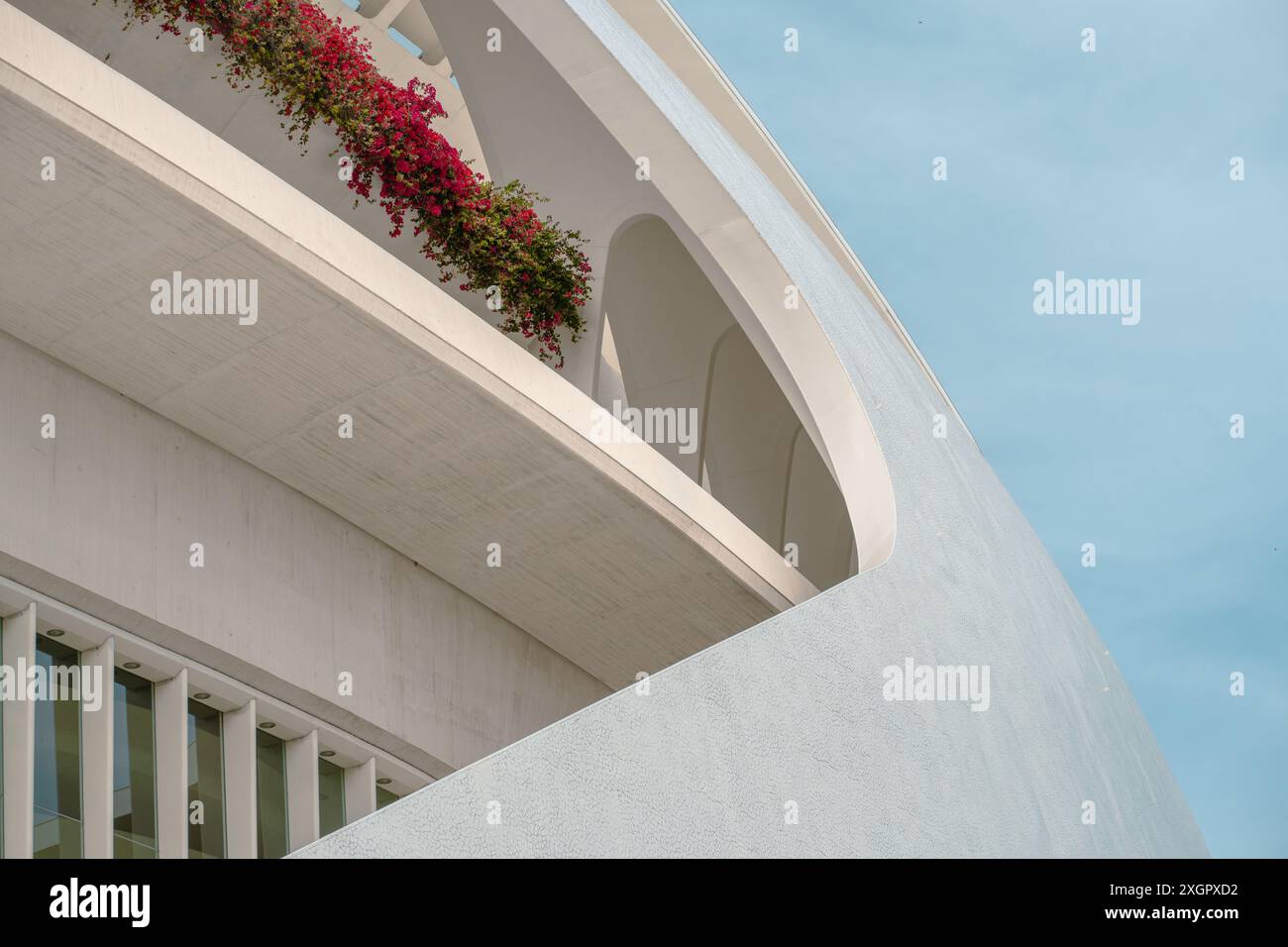 The architectural design combines structural innovation with natural ...