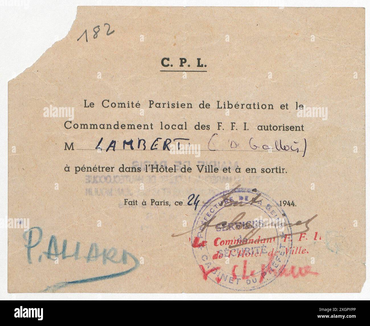 Forces francaises de linterieur hi-res stock photography and images - Alamy