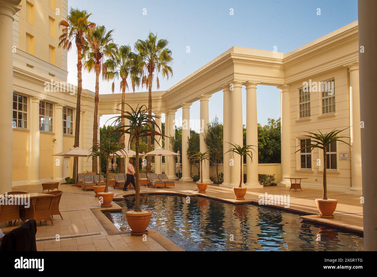 The inner garden and pool of the Southern Sun The Cullinan in downtown ...