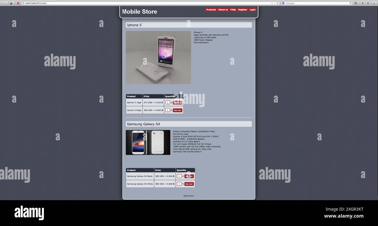 Screen grabs from black market marketplaces on the Dark Net that sell ...