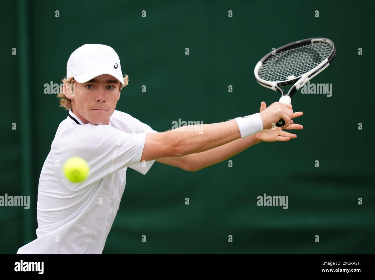 Hayden Jones on day ten of the 2024 Wimbledon Championships at the All ...