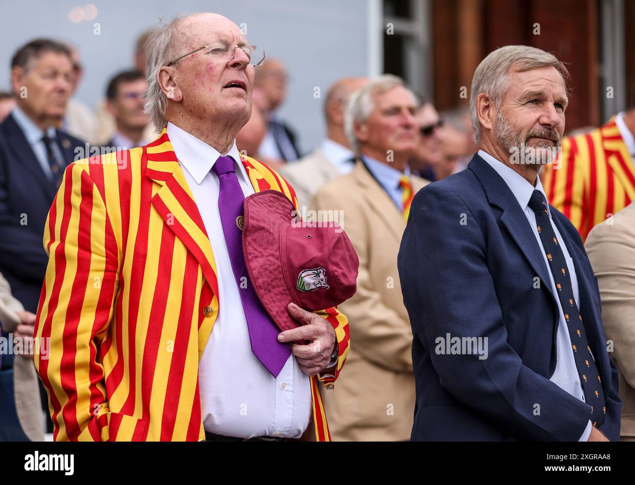 MCC members on day one of the first Rothesay Men's Test match at Lord's ...