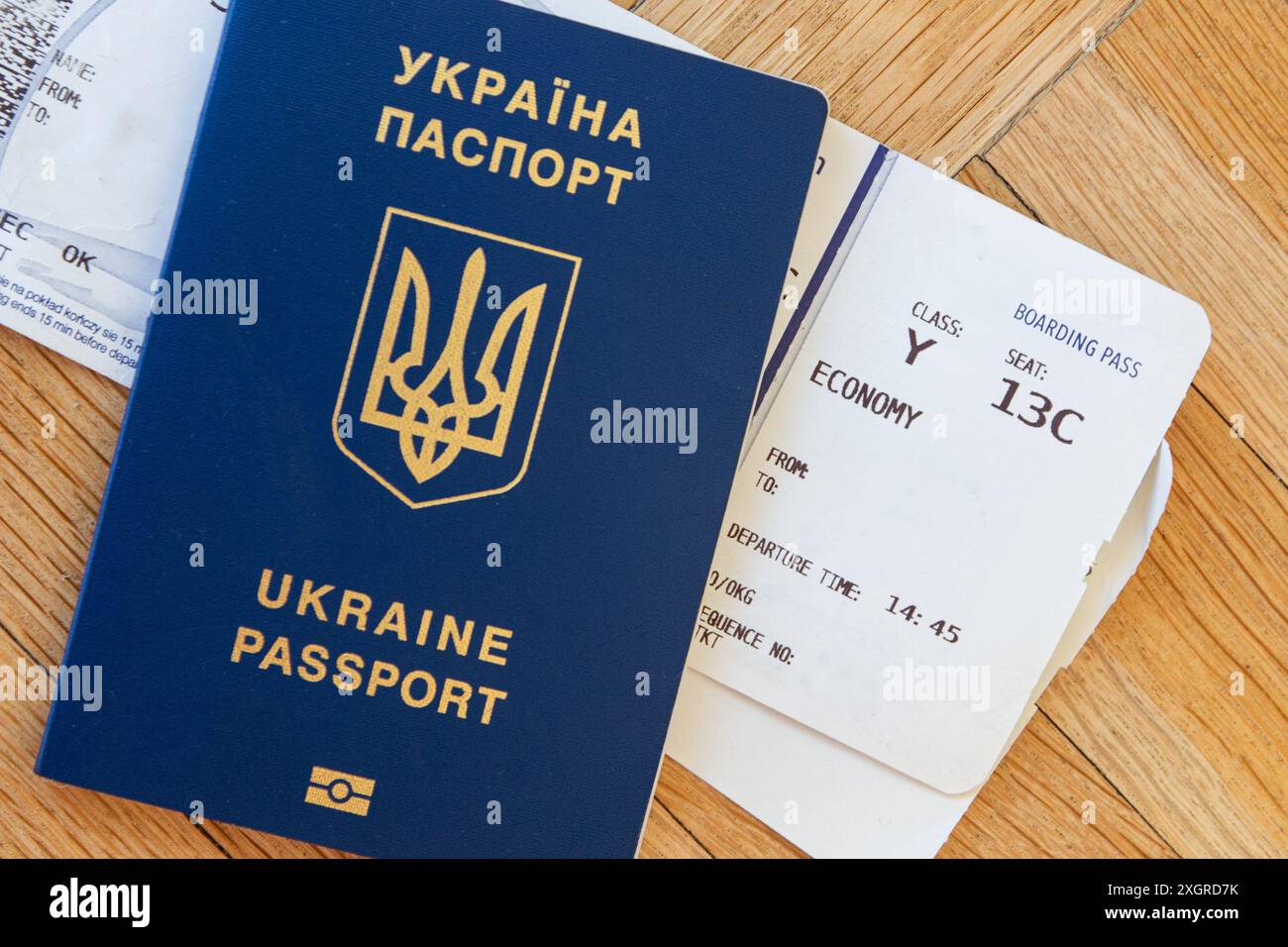 Foreign ukrainian passport hi-res stock photography and images - Alamy