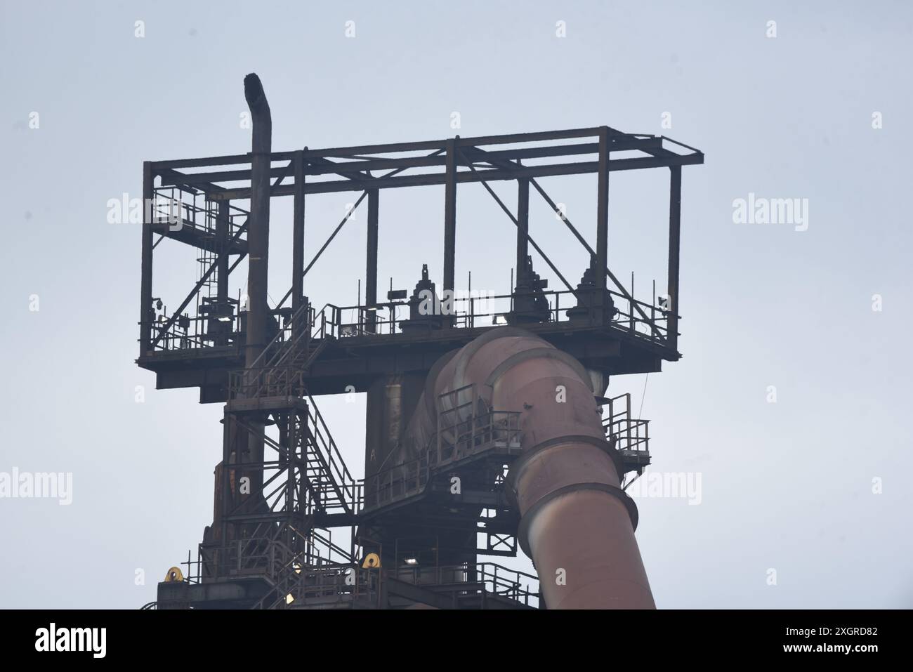 Pictures show Tata Steel works, Port Talbot, one remaining blast ...
