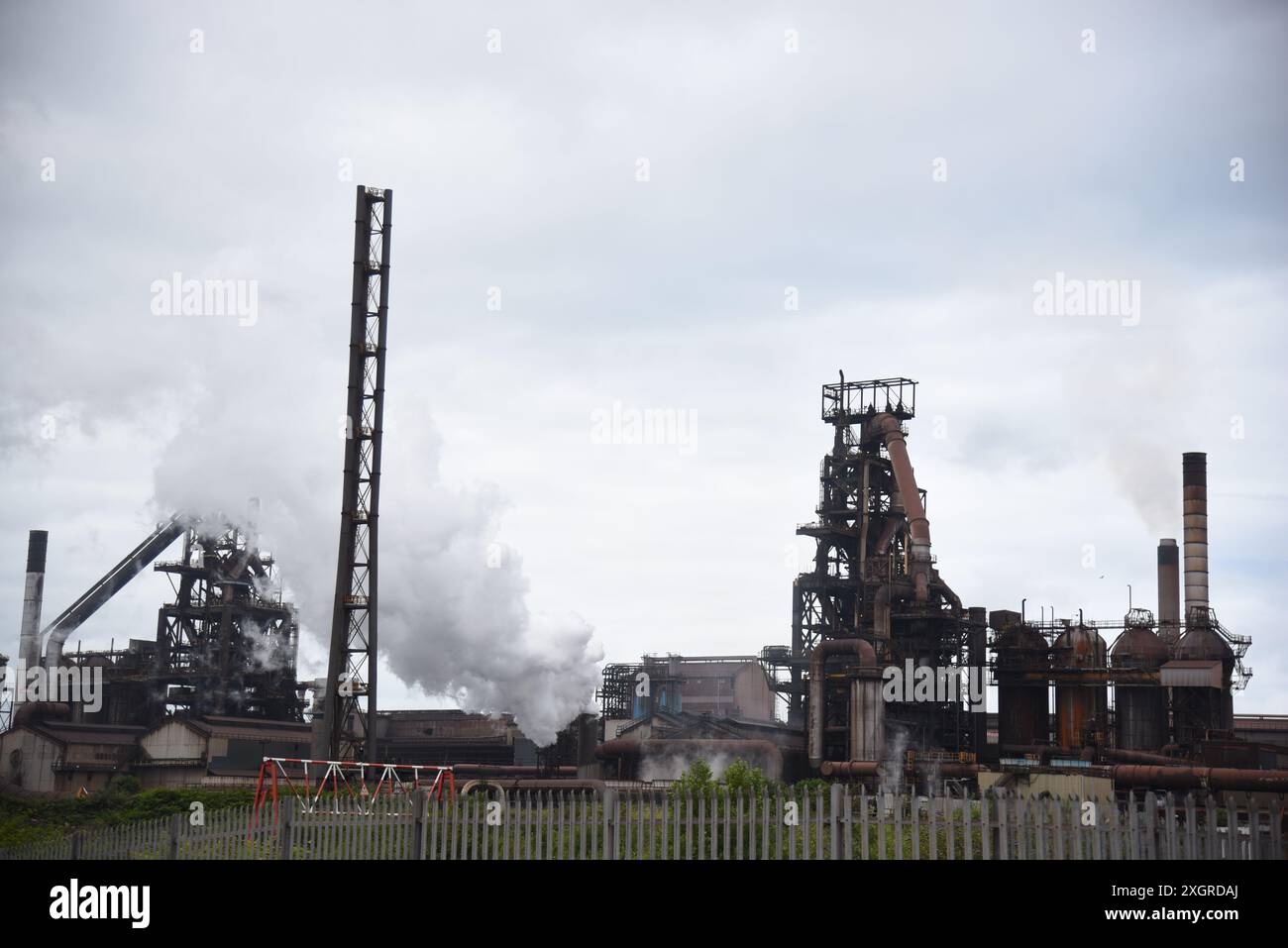 Pictures show Tata Steel works, Port Talbot, one remaining blast ...