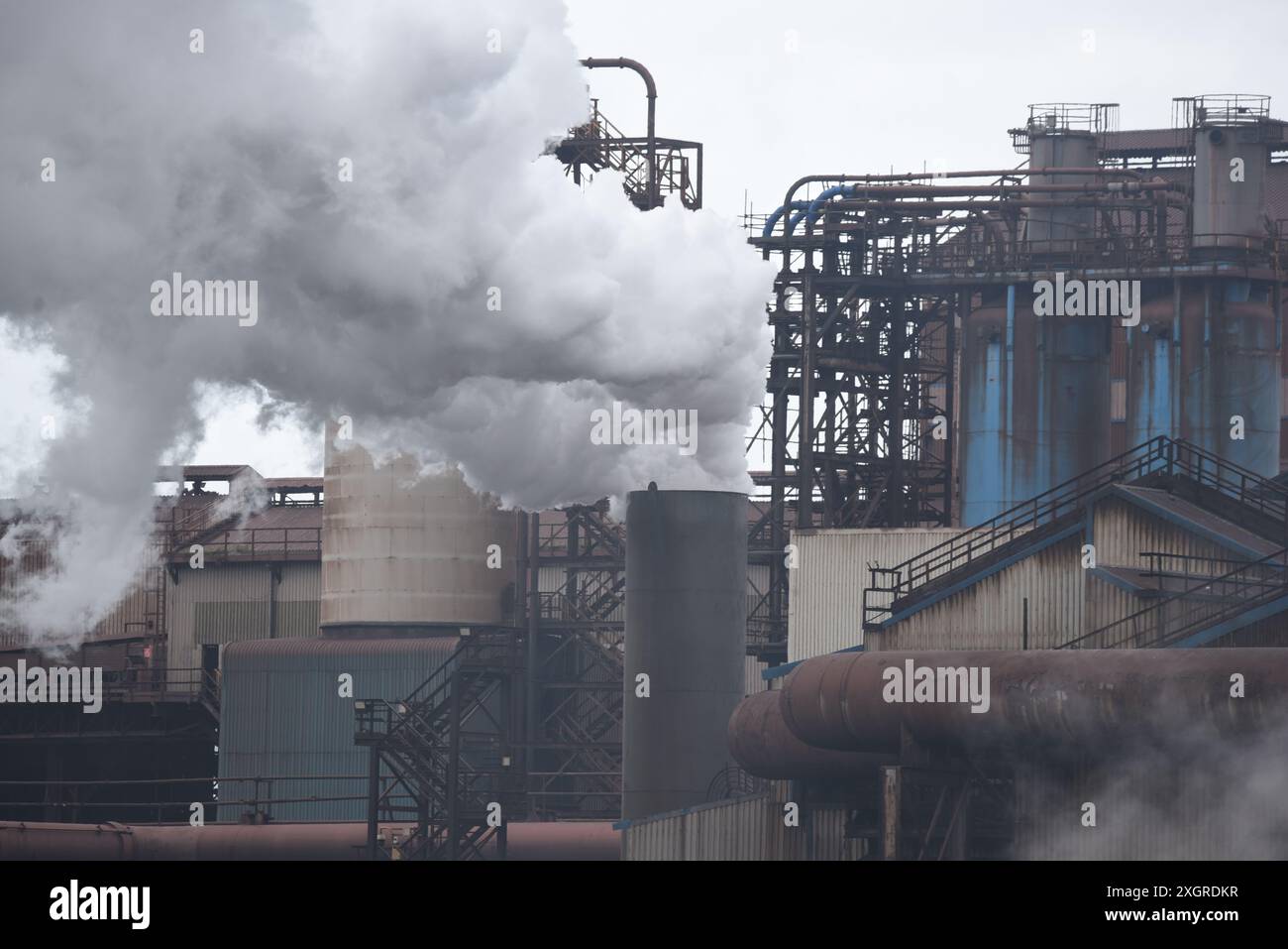 Pictures show Tata Steel works, Port Talbot, one remaining blast ...