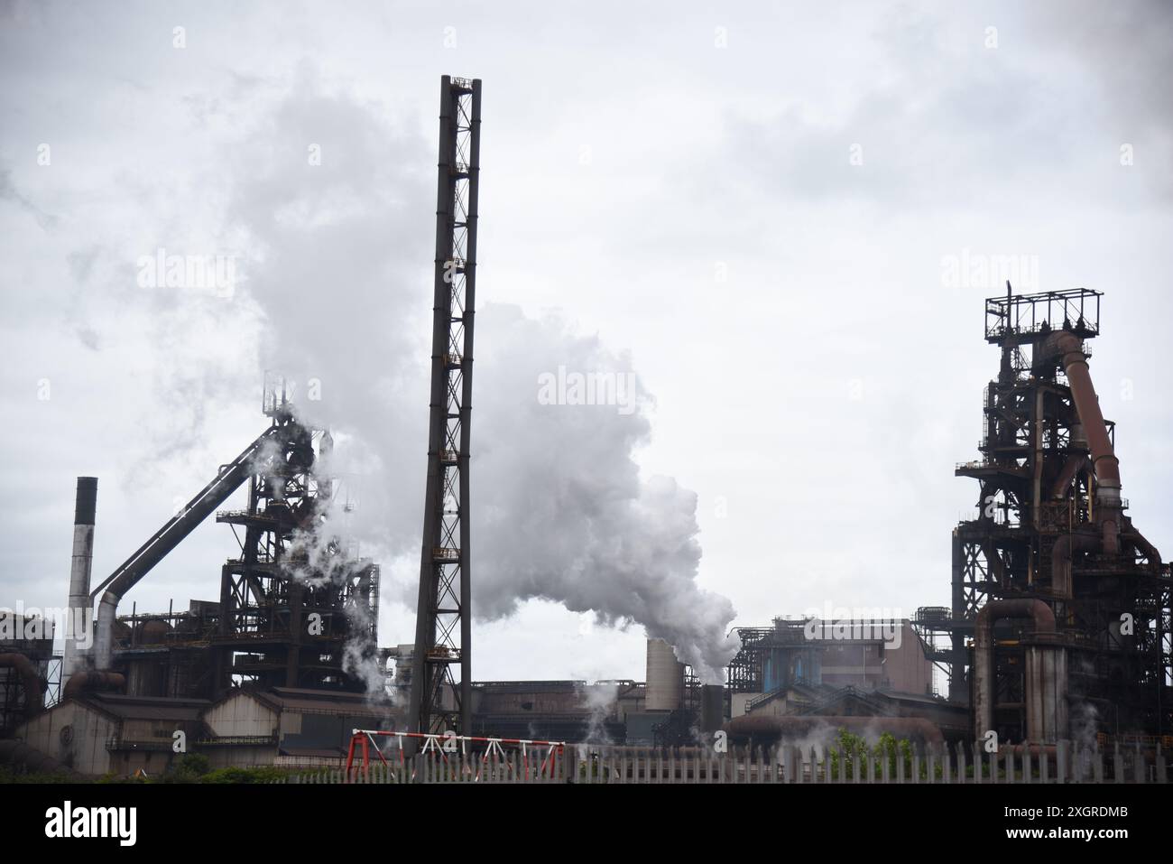 Pictures show Tata Steel works, Port Talbot, one remaining blast ...