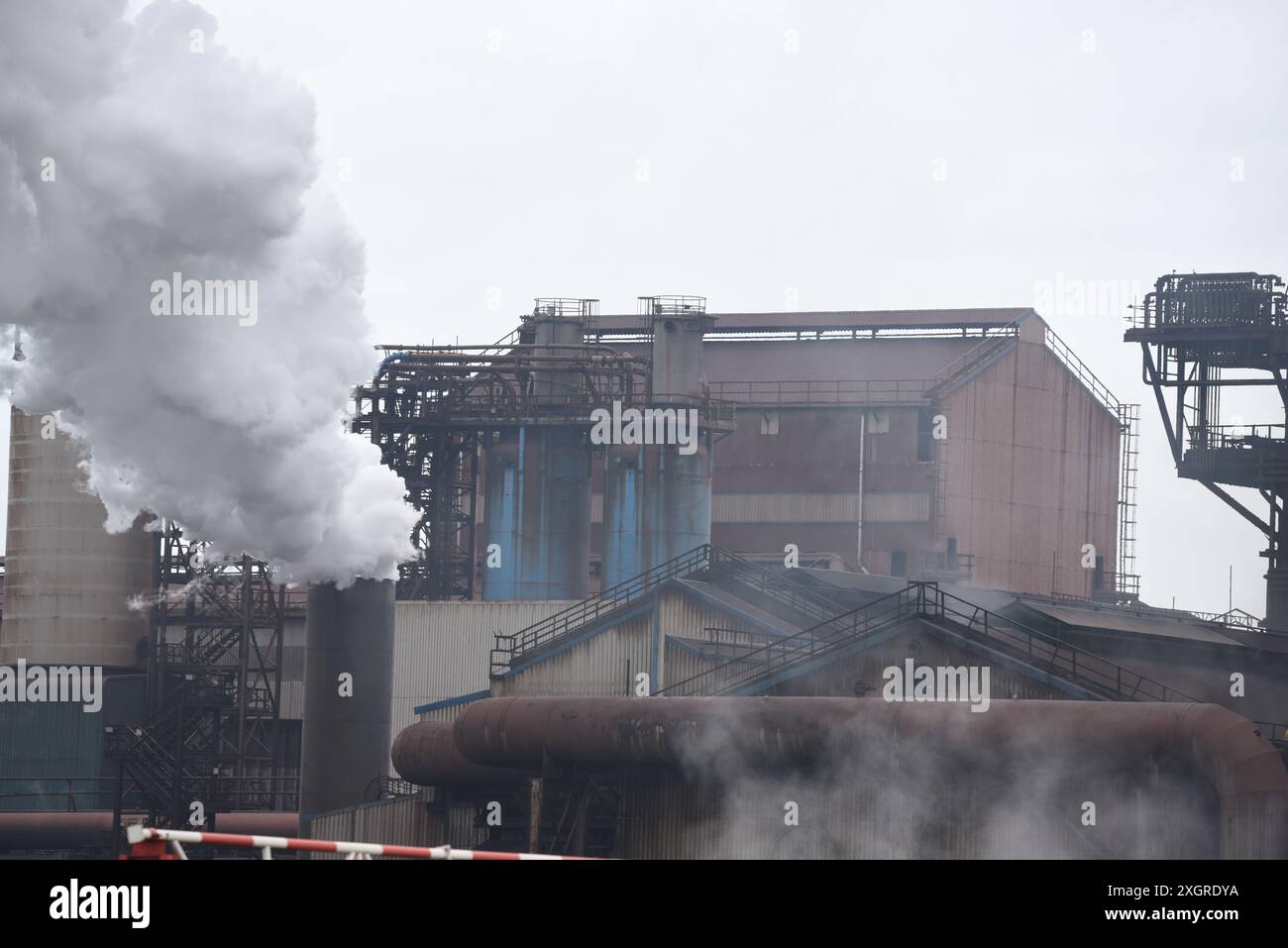 Pictures show Tata Steel works, Port Talbot, one remaining blast ...