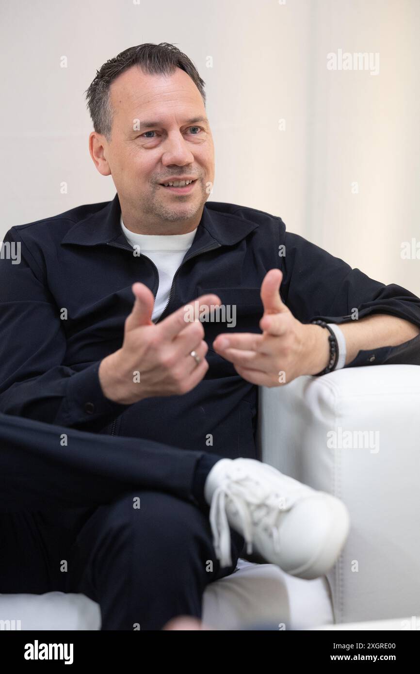 Interview with Sebastian Fitzek, German author and journalist, as part ...