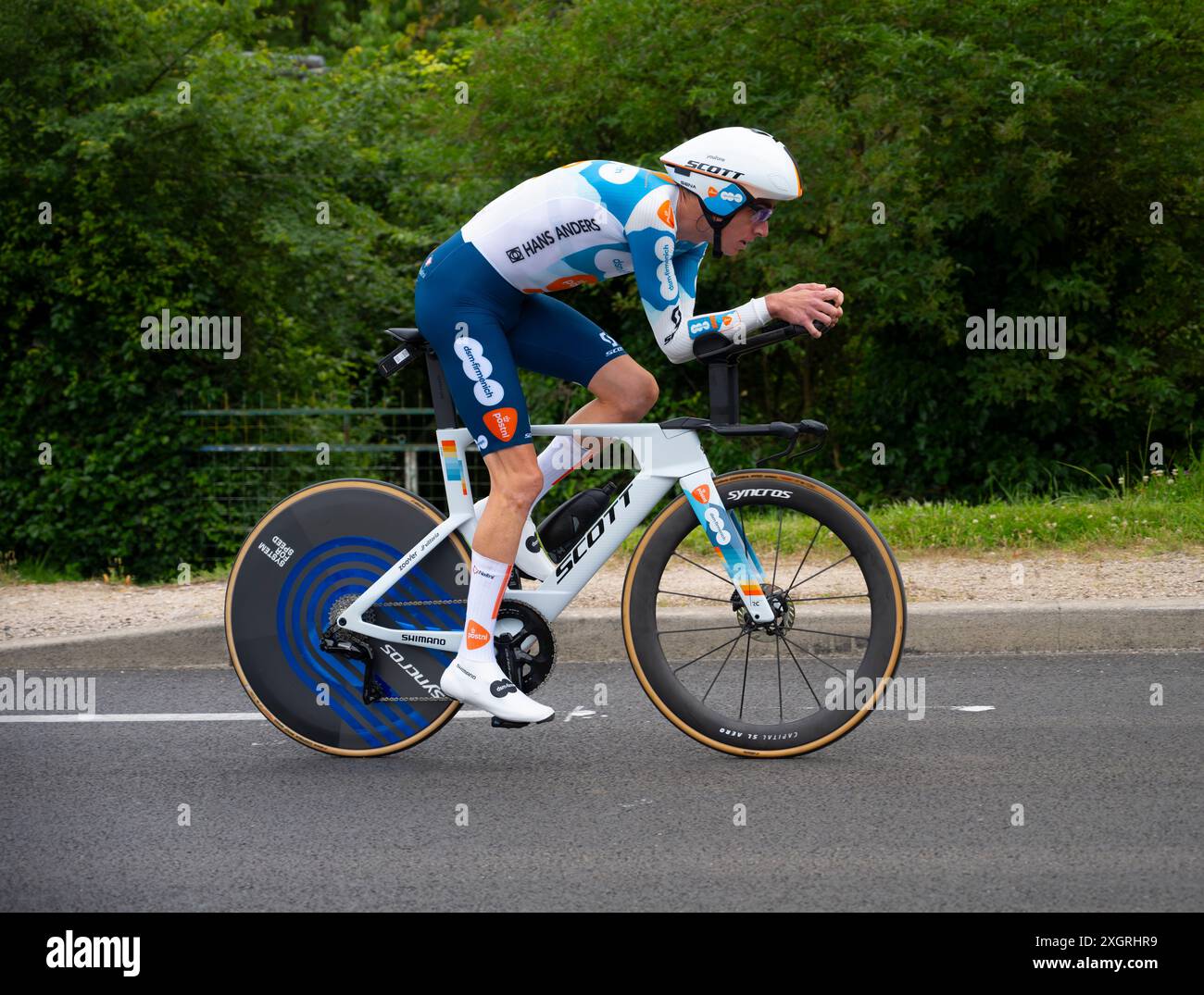 Romain Bardet, Team dsm-firmenich PostNL, 2024 Tour de france stage 7 ...