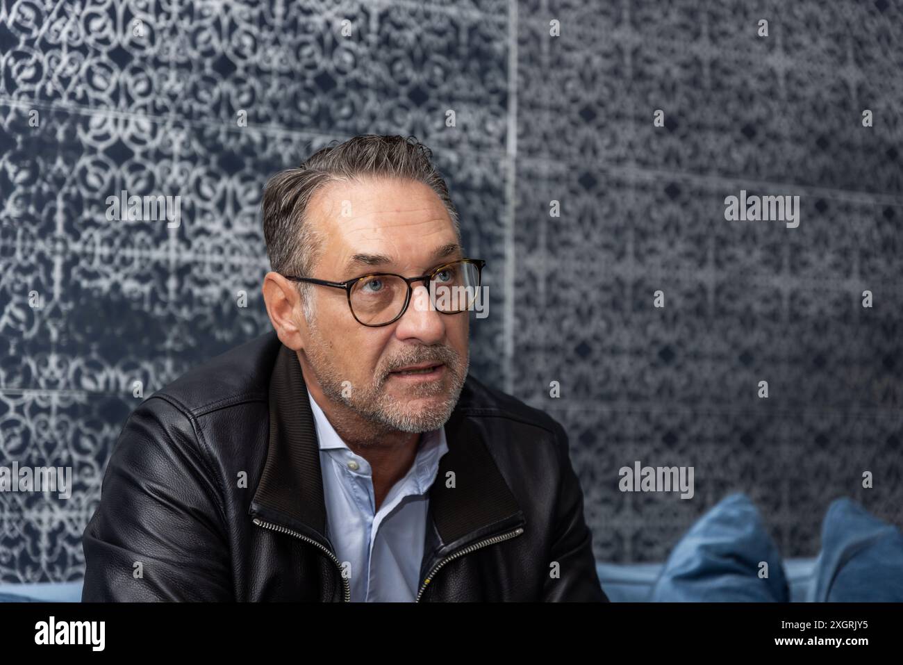 Interview with Heinz-Christian Strache on 10 April 2024 at the Park ...