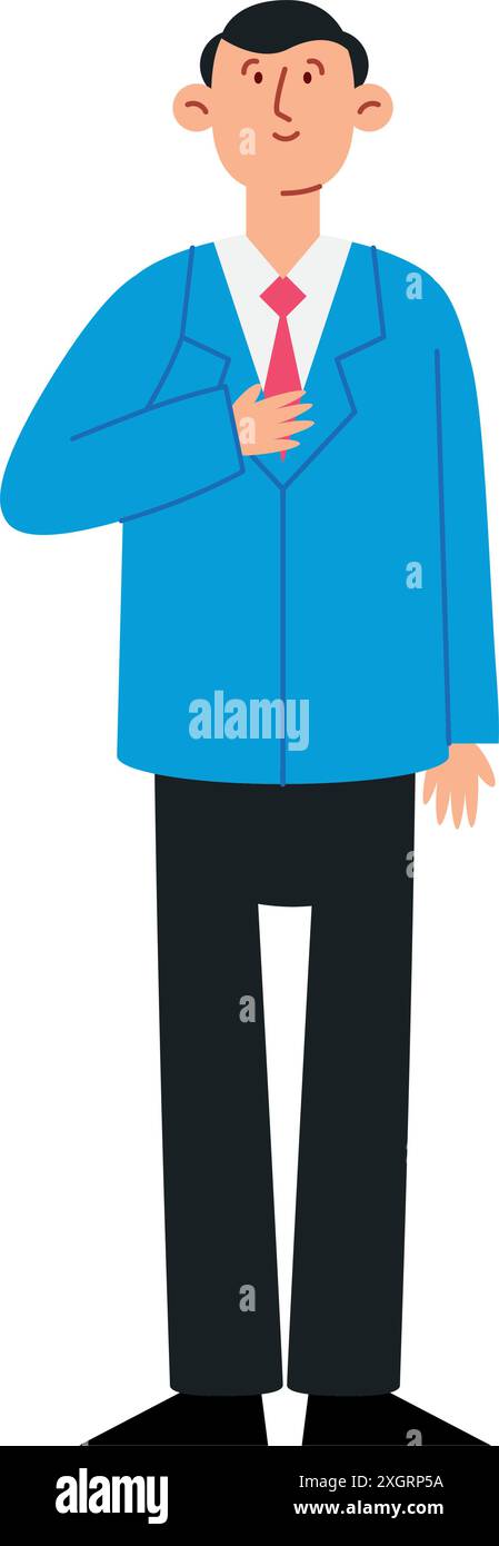 standing president man in suit isolated Stock Vector Image & Art - Alamy