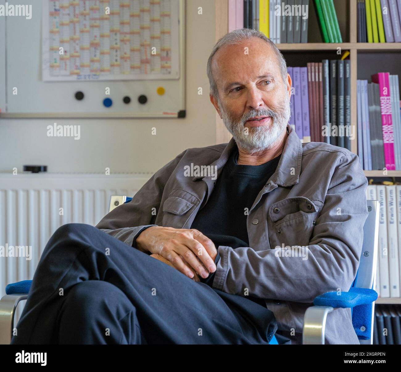 Interview with the Austrian artist Erwin Wurm in his studio at Schloss ...