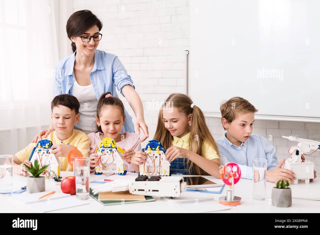 Elementary School Students Learning Robotics in a Classroom Setting ...