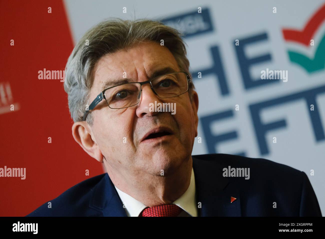 Brussels, Belgium. 10th July, 2024. French leftist La France Insoumise ...