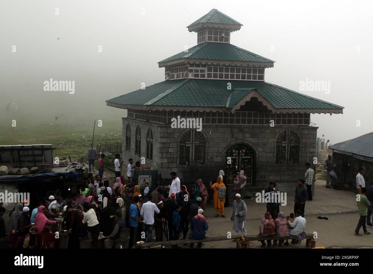 Devotees from various religions gather around the Shrine of Saint ...