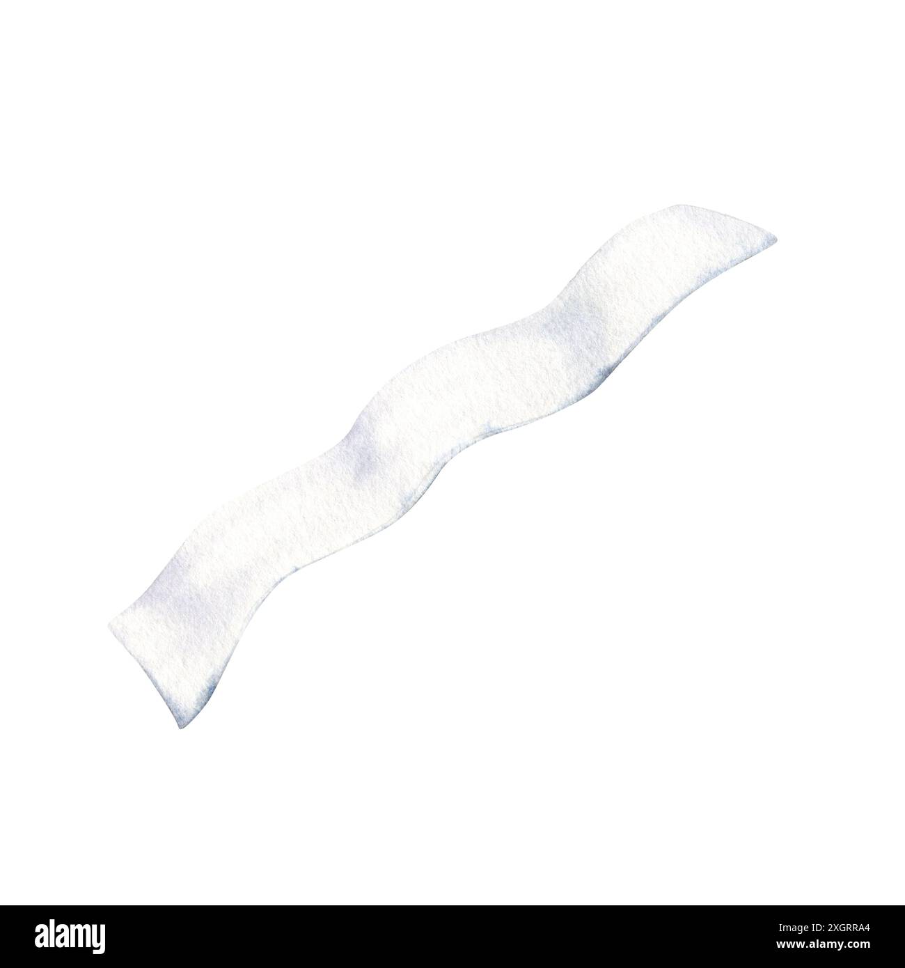 White soft fabric watercolor illustration. Hand drawn backdrop design ...