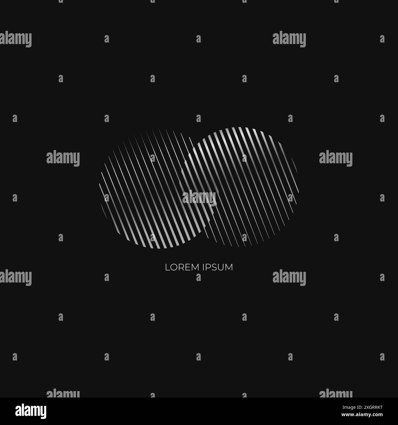 Modern minimal kinetic logo hi-res stock photography and images - Alamy