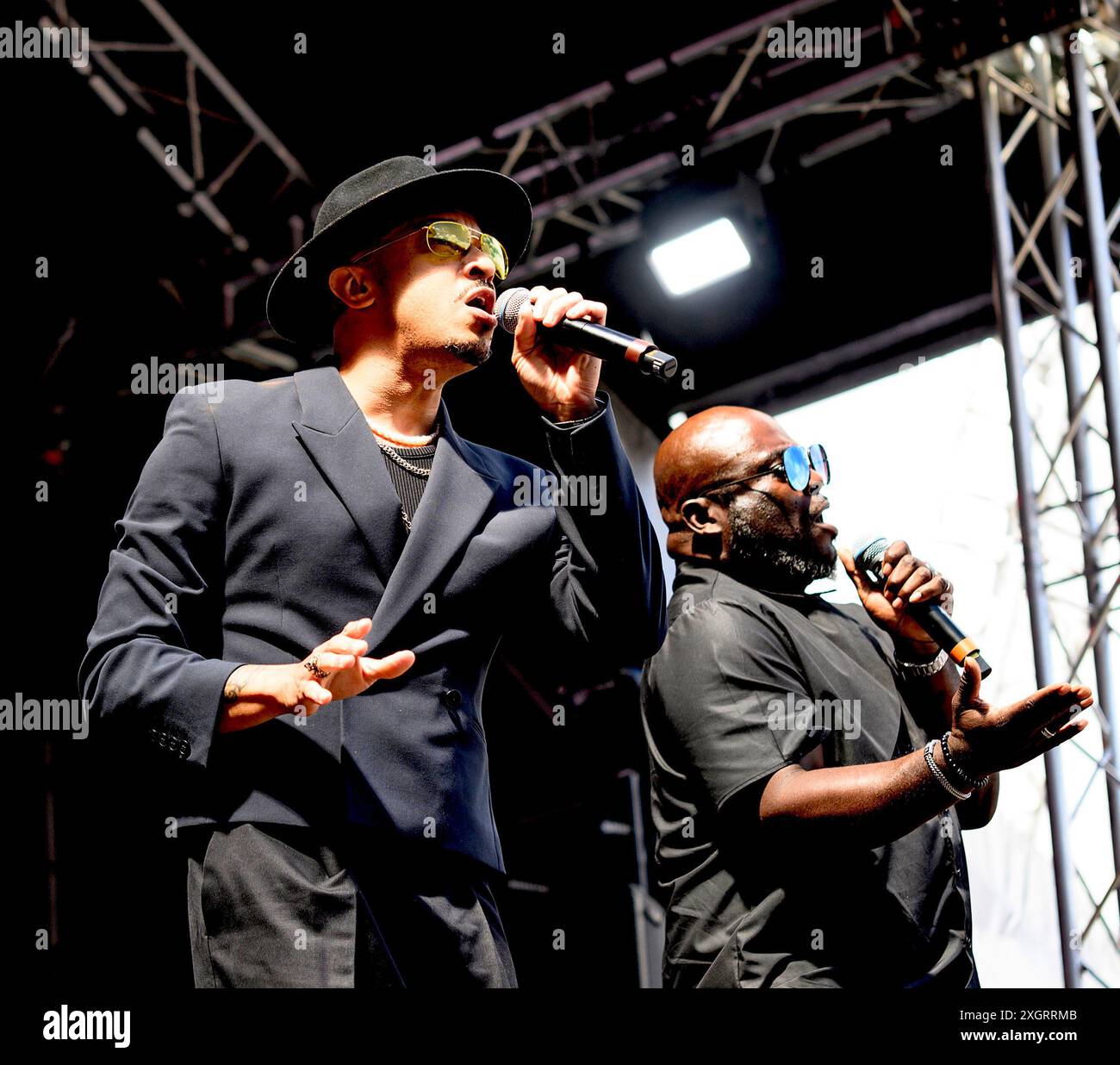 Damage preforming at the BS3 Live festival Ashton Gate Stadium Bristol ...