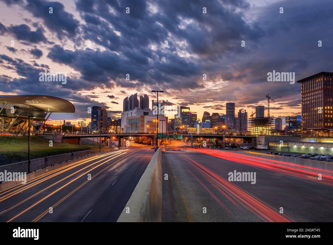 Boston Convention and Exhibition Centre on Interstate 90, Boston ...