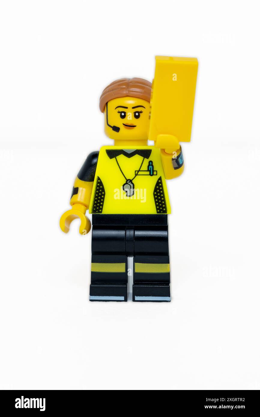 Female lego football referee hi-res stock photography and images - Alamy