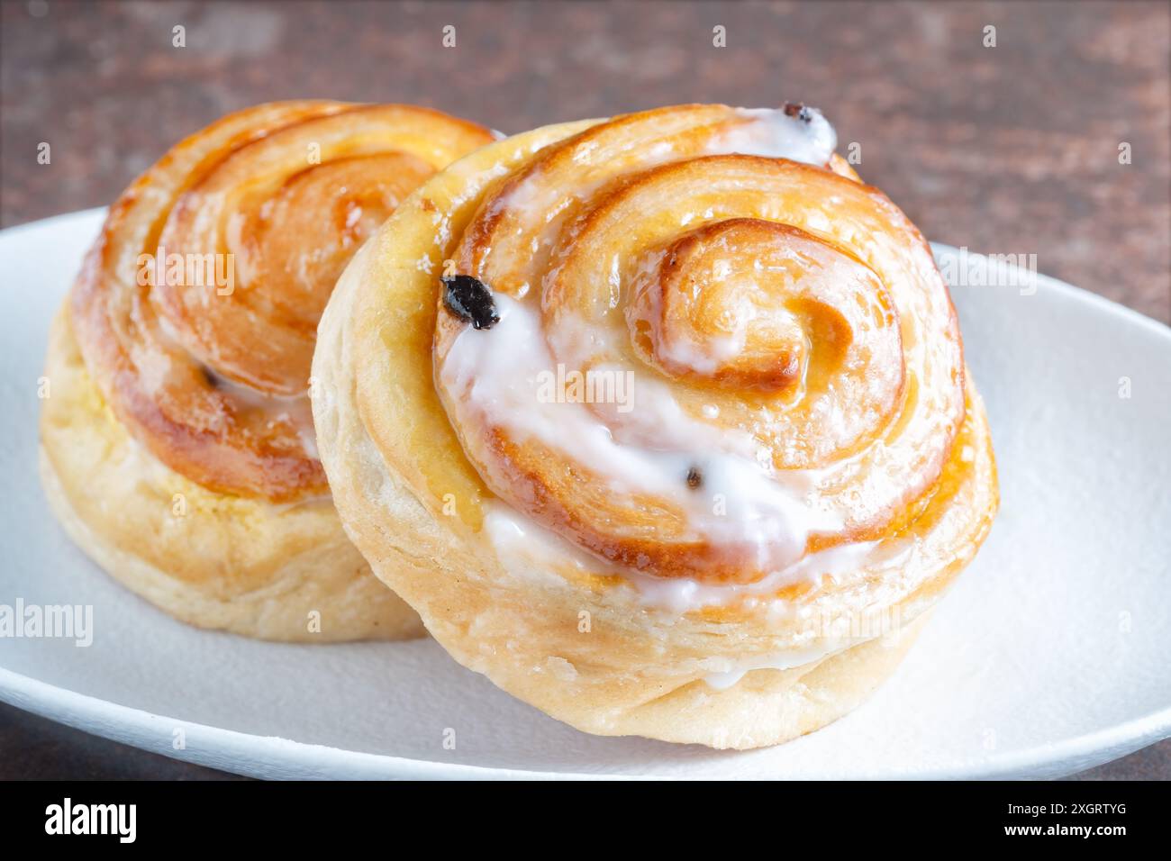 Two lemon danish pastries hi-res stock photography and images - Alamy