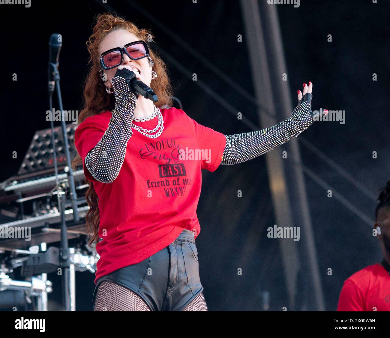 Jess Glynne preforming at the BS3 Live festival Ashton Gate Stadium ...