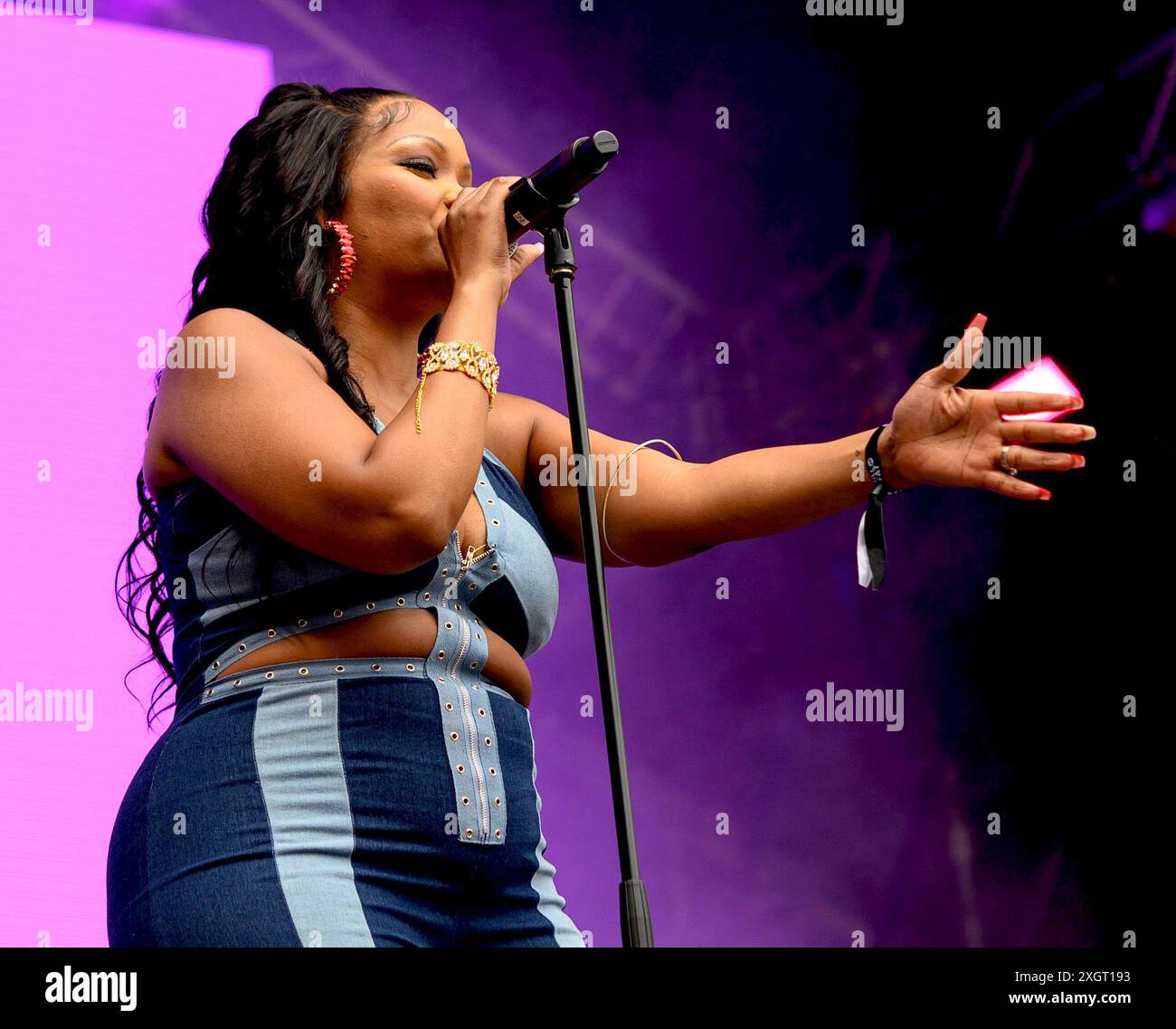 Krush Landing preforming at the BS3 Live festival Ashton Gate Stadium ...