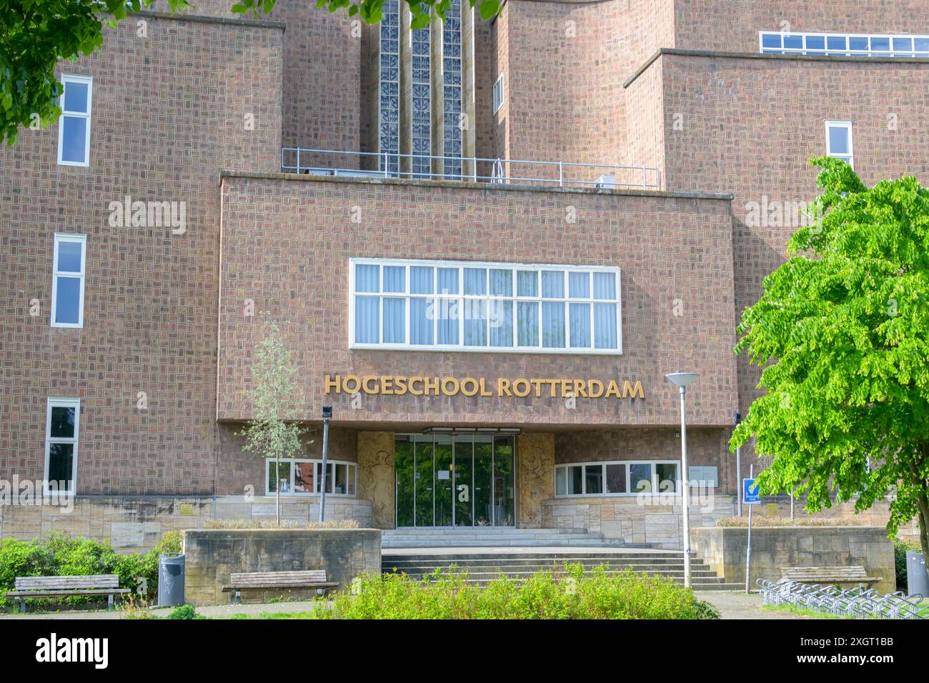 Rotterdam, Netherlands, May 9th 2024: View on Hogeschool Rotterdam at ...