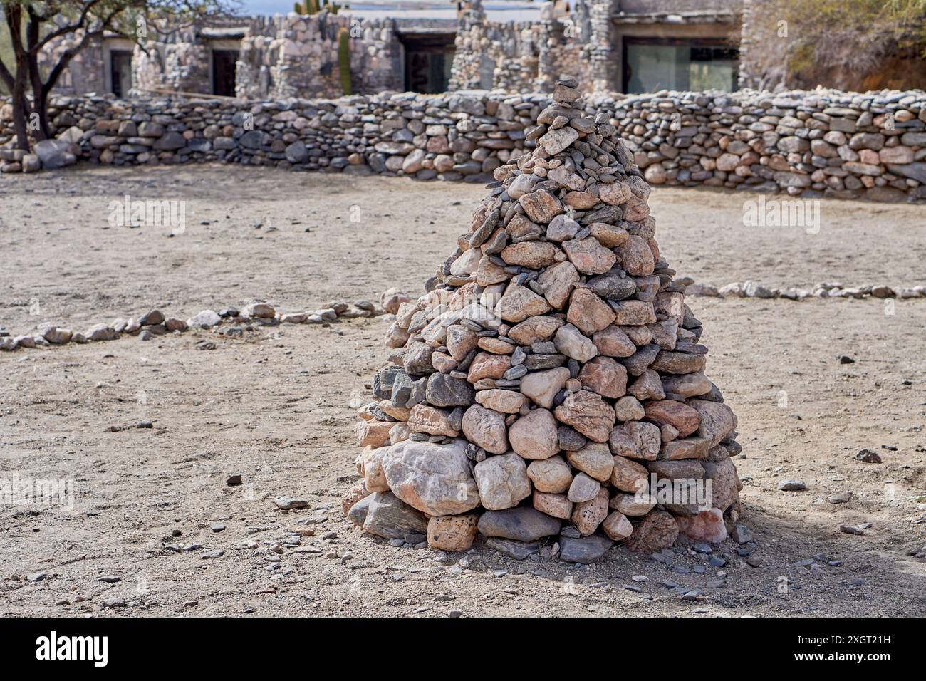 Natural Balance, Pile of Stones in Ruinas de Quilmes en Argentina ...