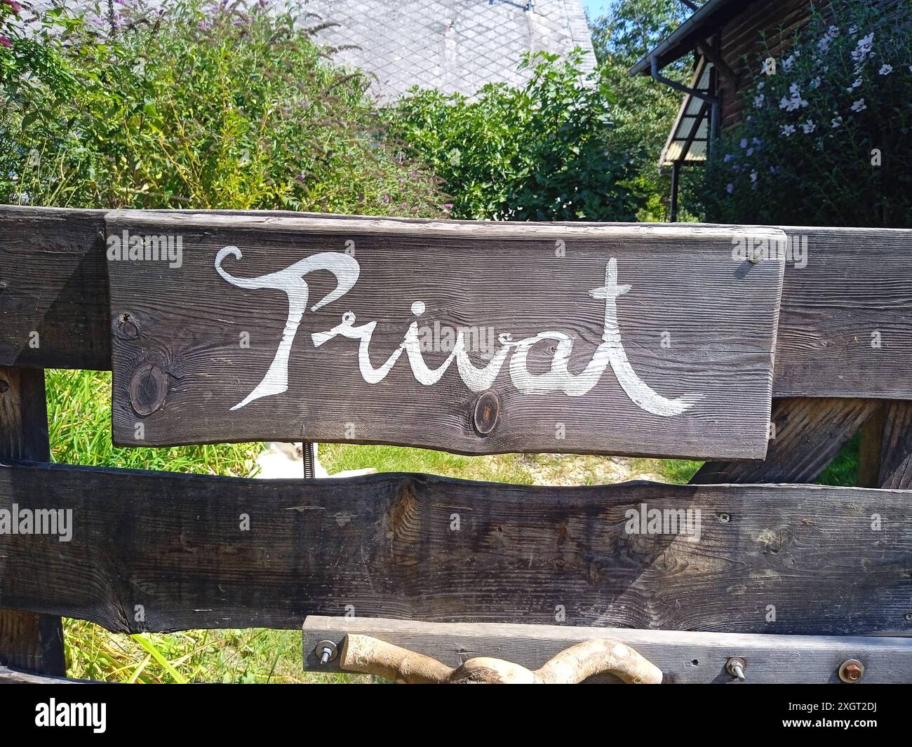 private sign, symbol for privacy and private possession or property ...