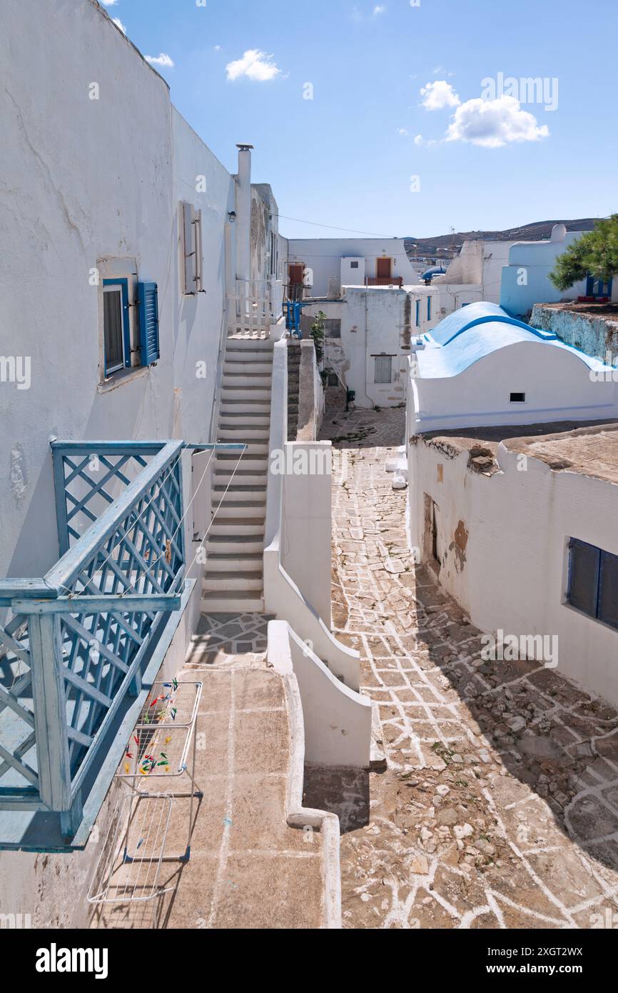 Antiparos castle, partial view of the medieval Venetian castle, where ...