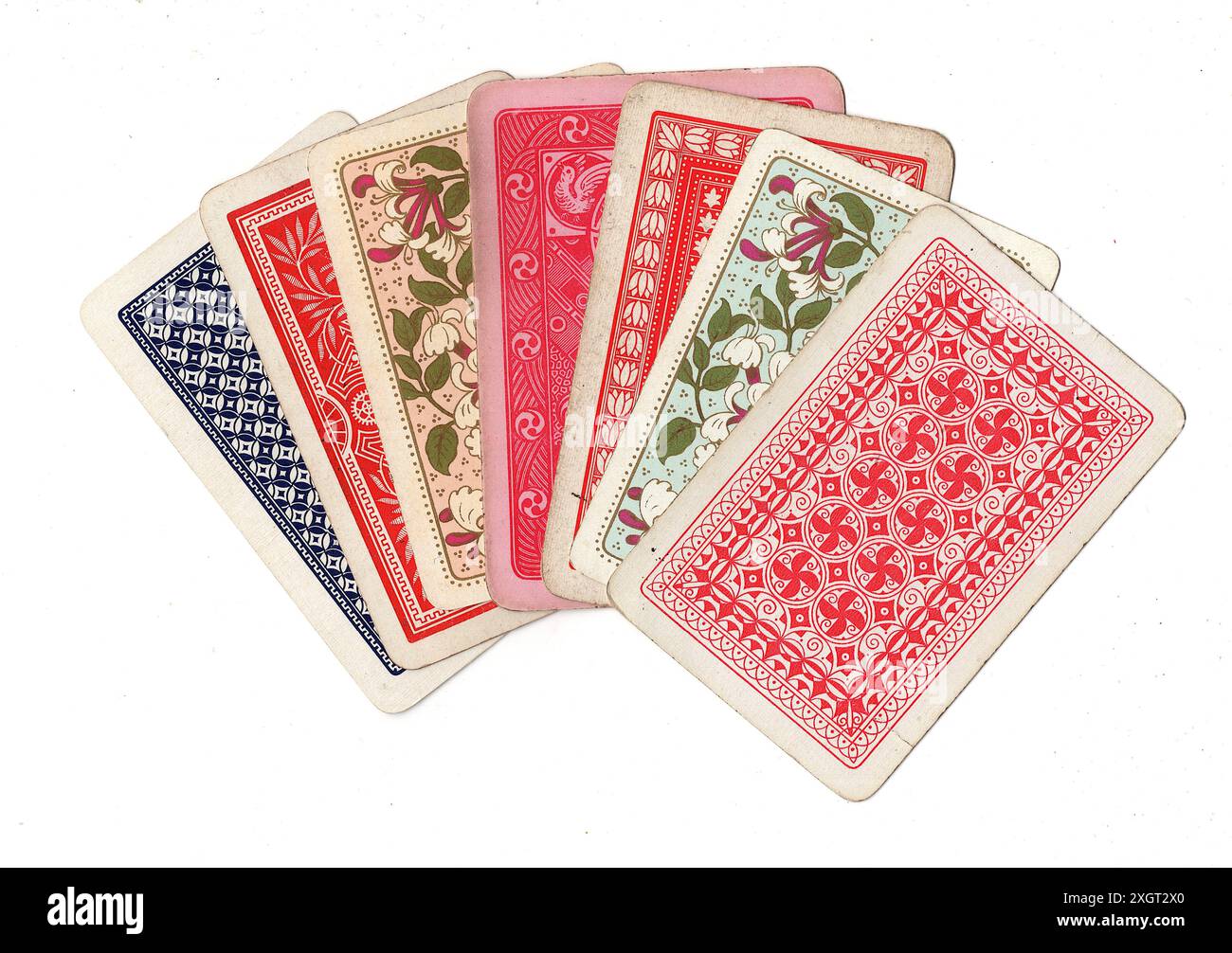 Old lady playing card game Cut Out Stock Images & Pictures - Alamy