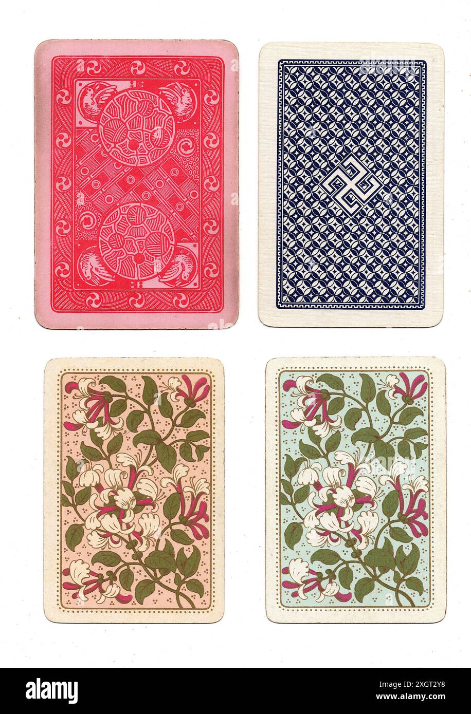 Old lady playing card game Cut Out Stock Images & Pictures - Alamy