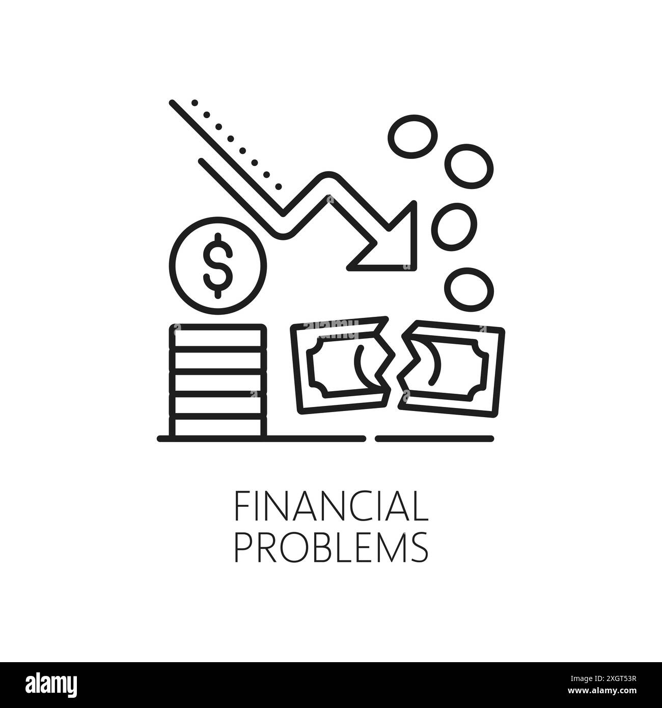 Income decline Black and White Stock Photos & Images - Alamy