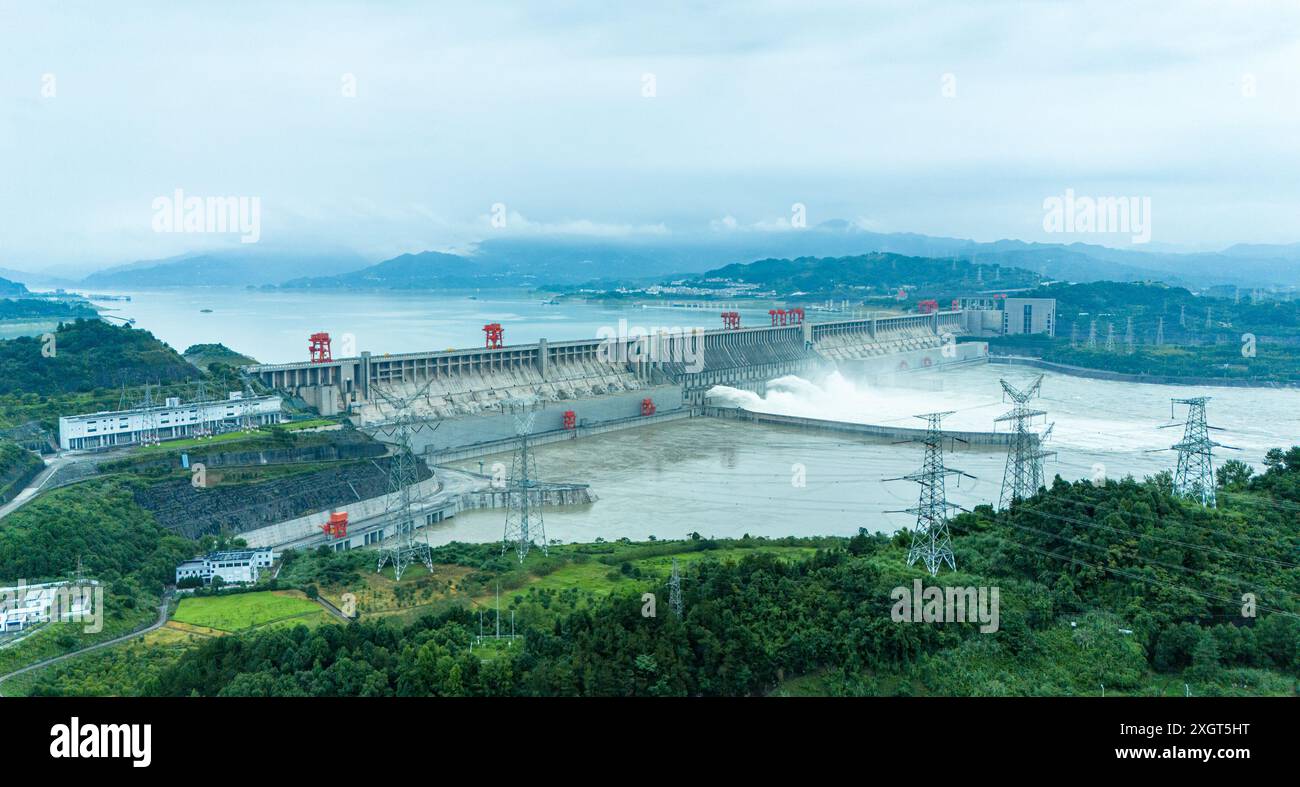 YICHANG, CHINA - JULY 10, 2024 - Photo taken on July 10, 2024 shows the ...