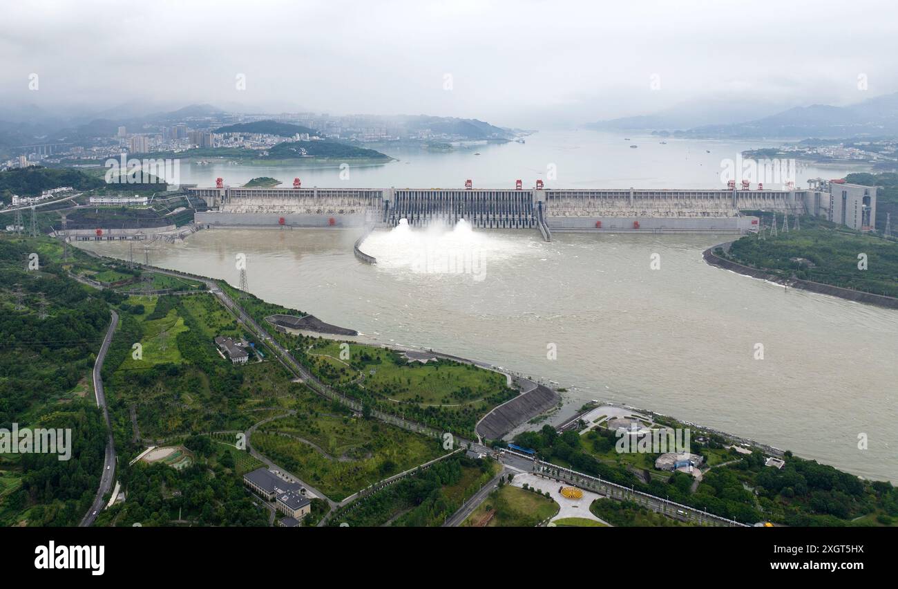 YICHANG, CHINA - JULY 10, 2024 - Photo taken on July 10, 2024 shows the ...