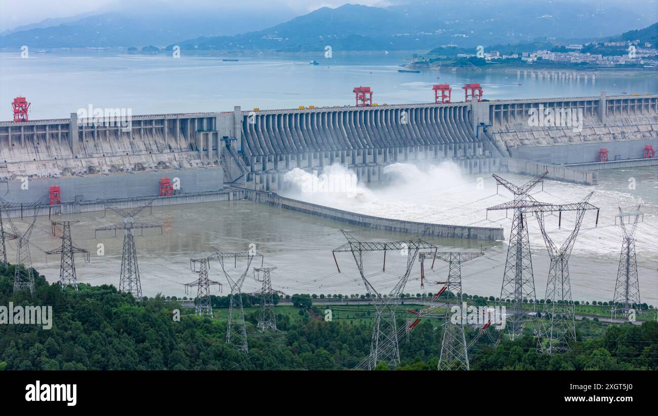 YICHANG, CHINA - JULY 10, 2024 - Photo taken on July 10, 2024 shows the ...