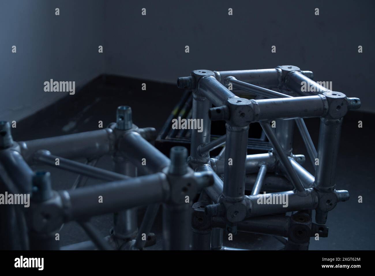 Metal grip building construction Stock Photo - Alamy