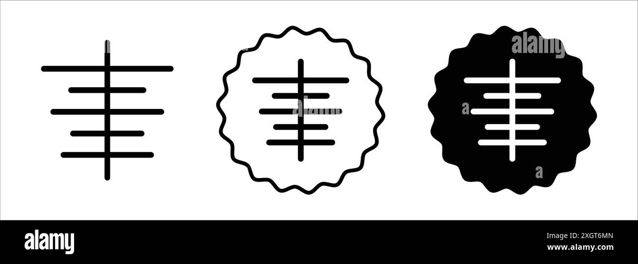 Right align symbol Stock Vector Images - Alamy