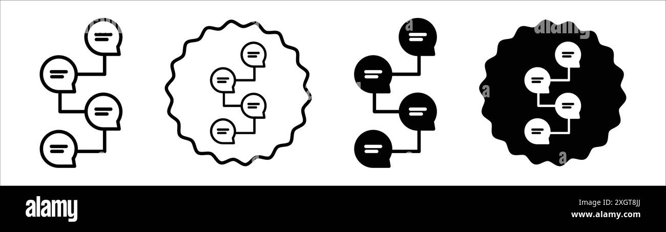 Technical document icon outline hi-res stock photography and images - Alamy