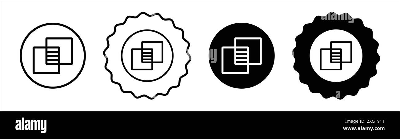 Opacity icon logo sign vector outline in black and white color Stock ...