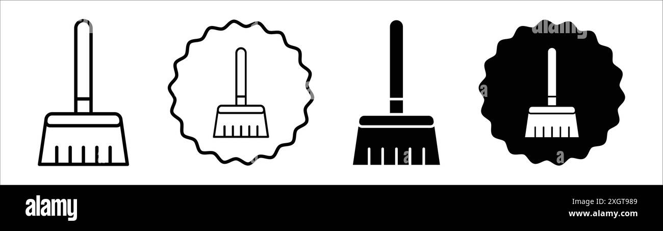 Sweeping litter Stock Vector Images - Alamy