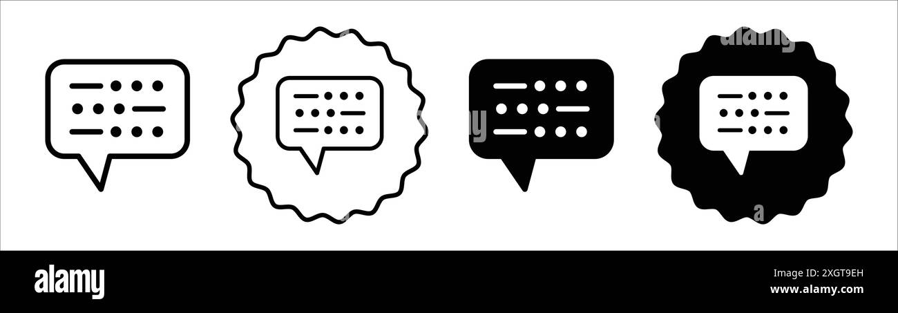 Morse Code Icon Logo Sign Vector Outline In Black And White Color Stock Vector Image And Art Alamy