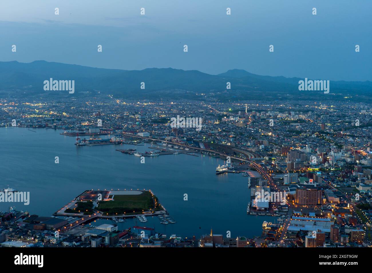 Hakodate Bay At night Stock Photo - Alamy