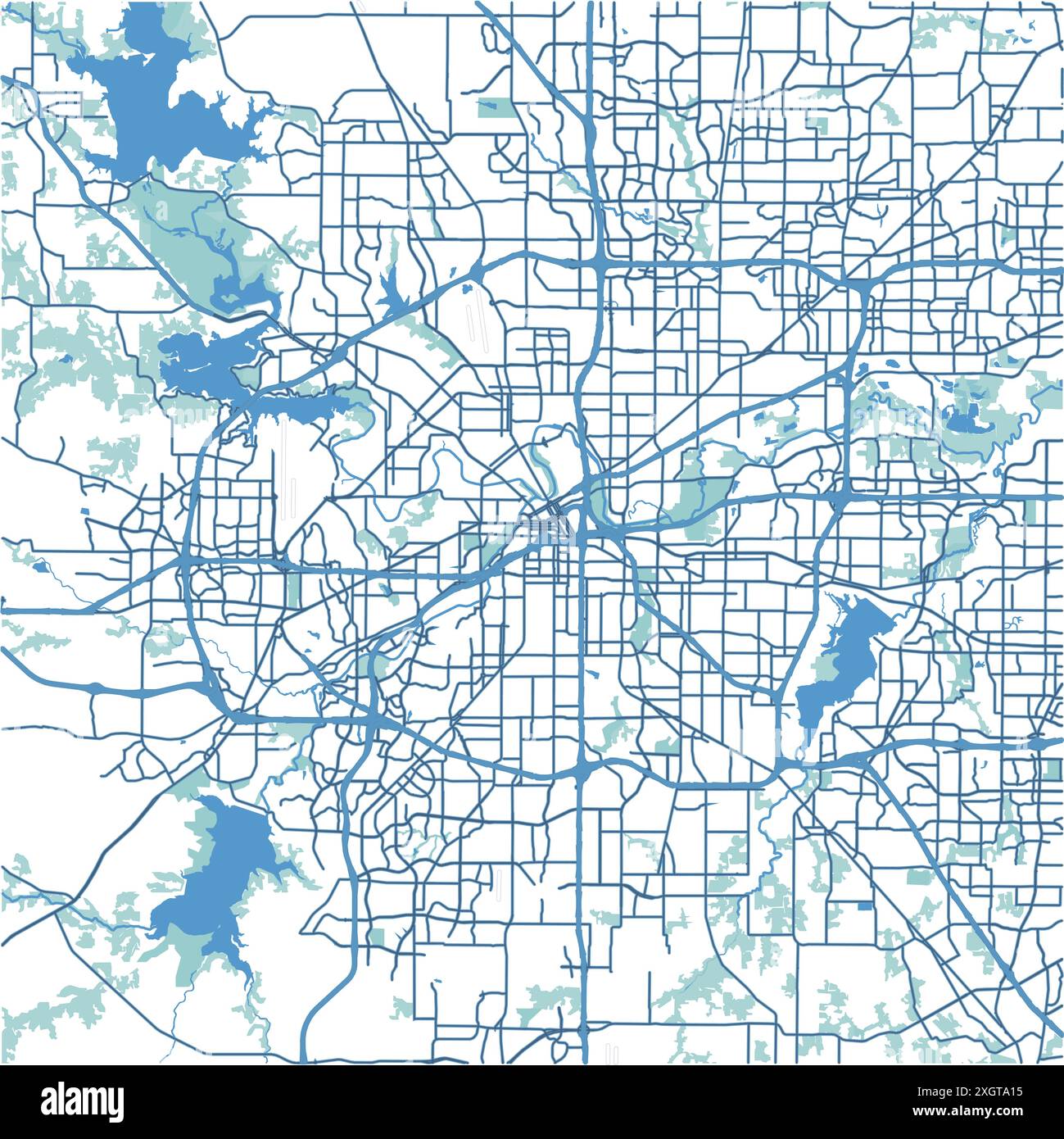 Fort Worth Water Map