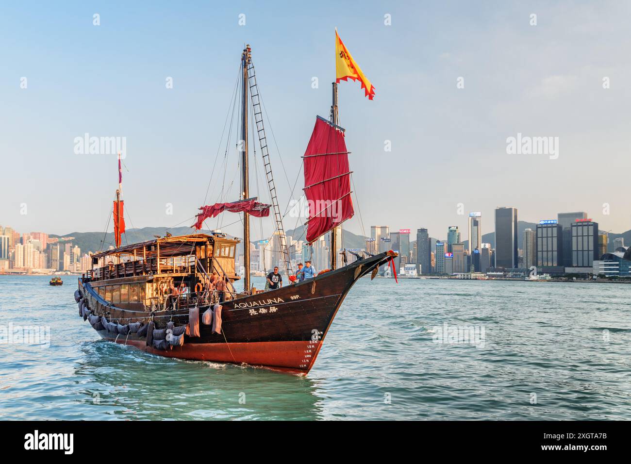 Hong Kong - October 20, 2017: Beautiful view of traditional Chinese ...
