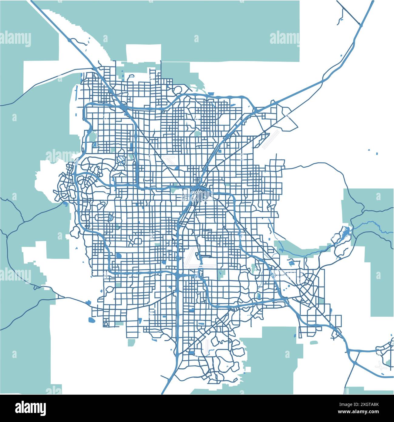 Detailed Map Las Vega Highways Las Vegas Zip Codes