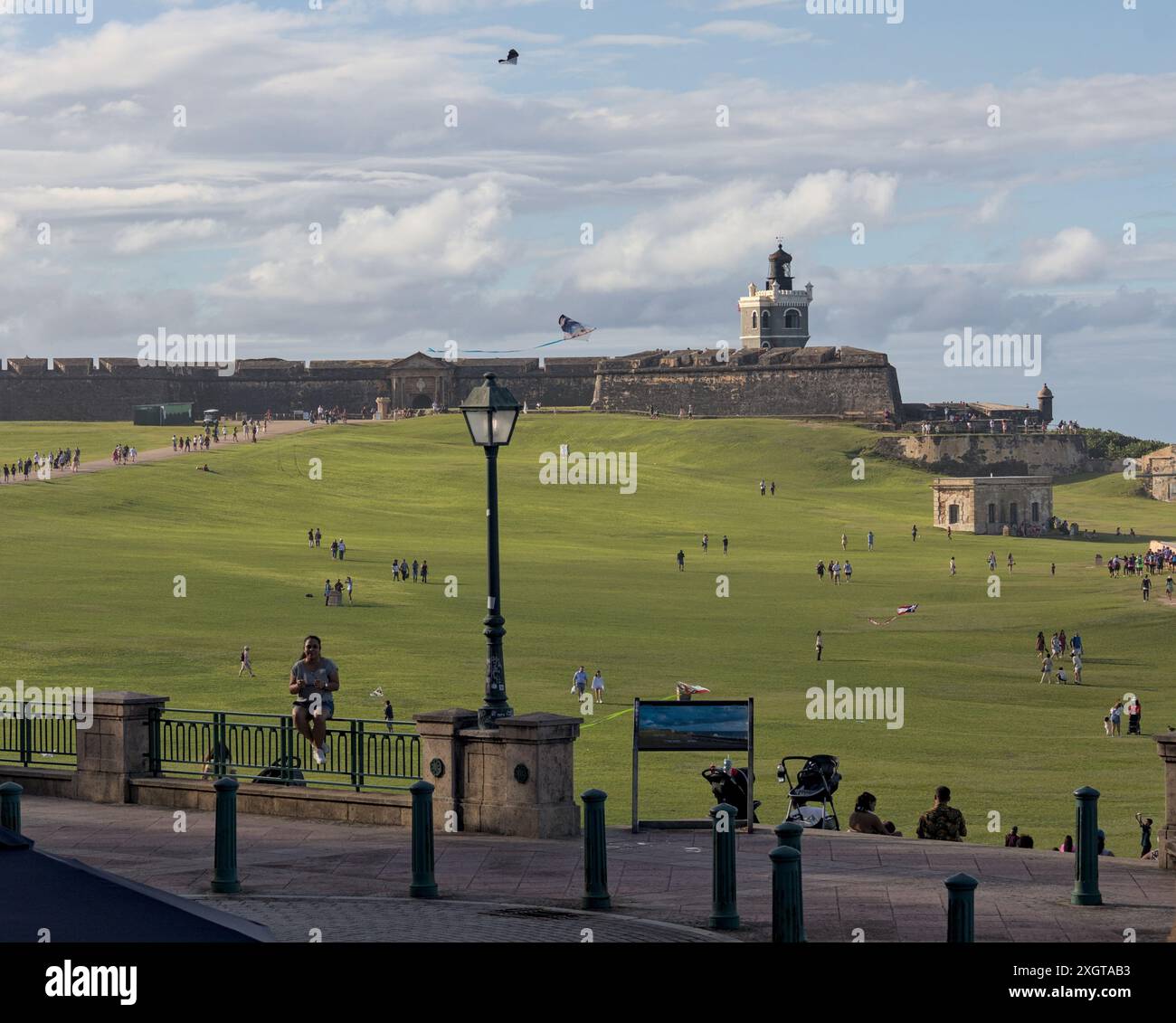 view of el morro form in old san juan puerto rico (coastal landmark ...